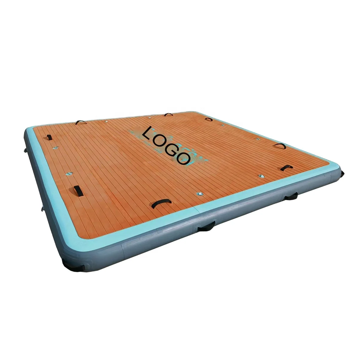 Wholesale Inflatable Deck Floating Swim Dock Water Island Sports ...