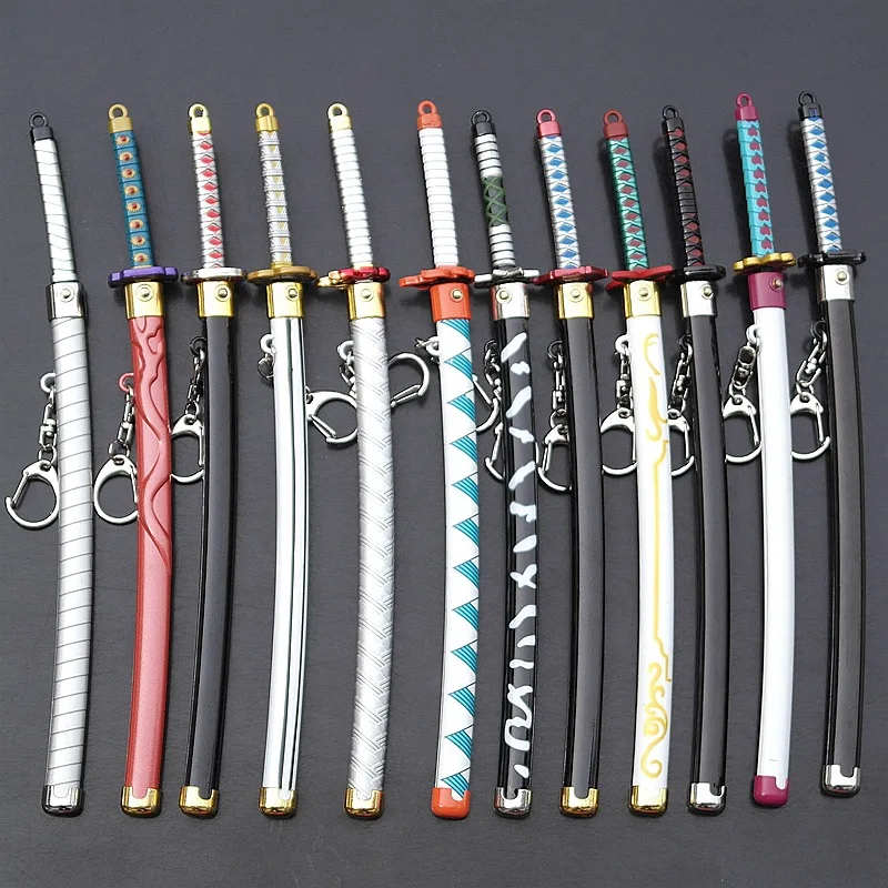 Demon Slayer Sword Keychain,Demon Slayer Zinc Alloy Keychain,Demon ...