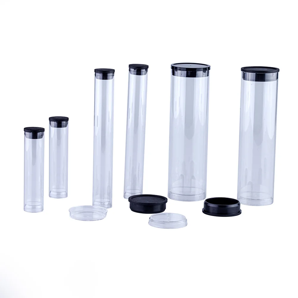 Custom Large Diameter Clear Plastic Storage Containers Cylinder ...