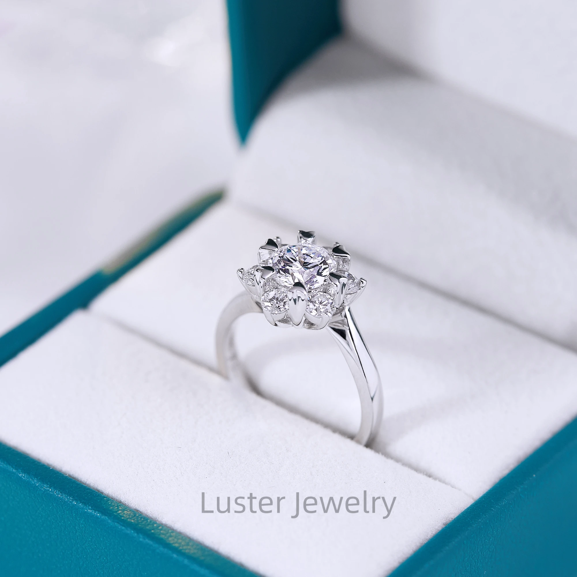 Luster 18k Gold Fine Jewelry Igi Certified D-vvs2 Round Brilliant Cut Lab Grown Diamond 1ct ...