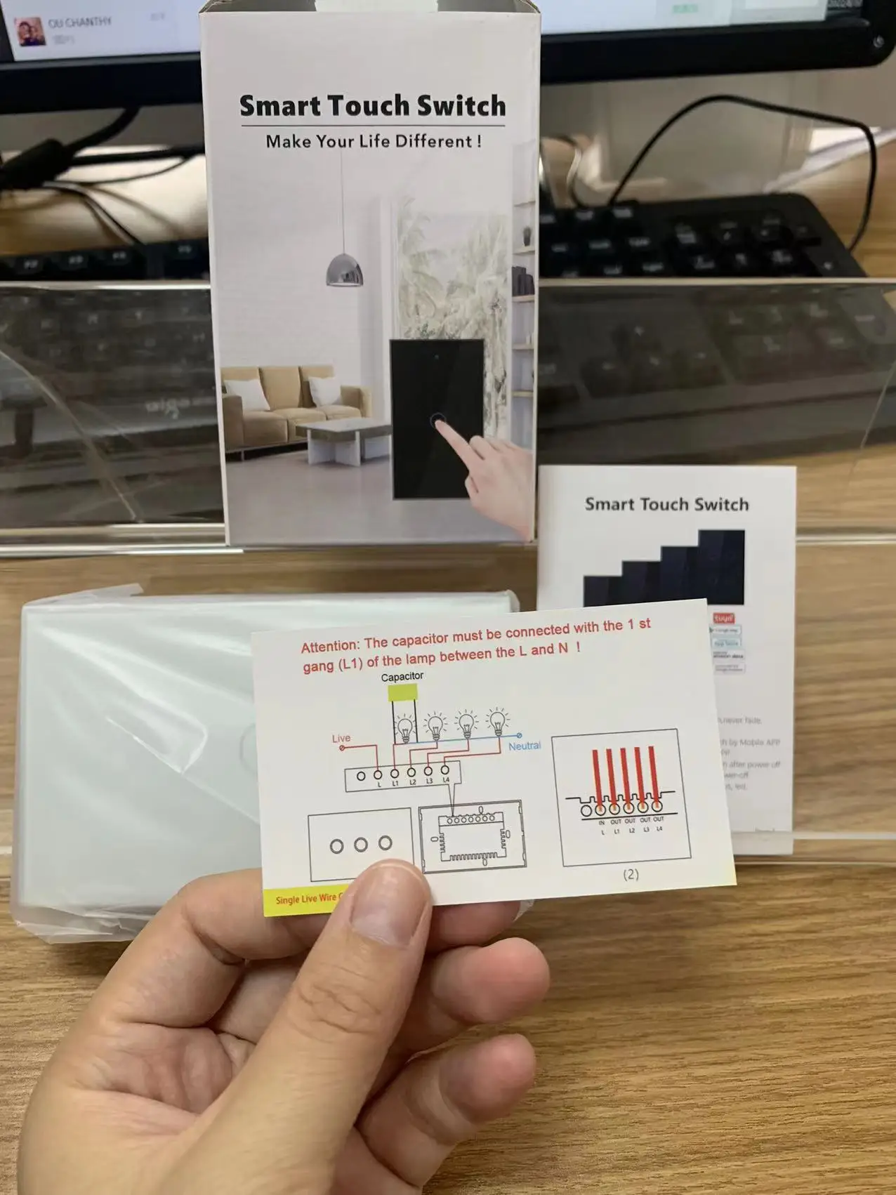 Smart Life Home Design American Wifi Tuya Socket 1 Gang 2 Gang Type 120 ...