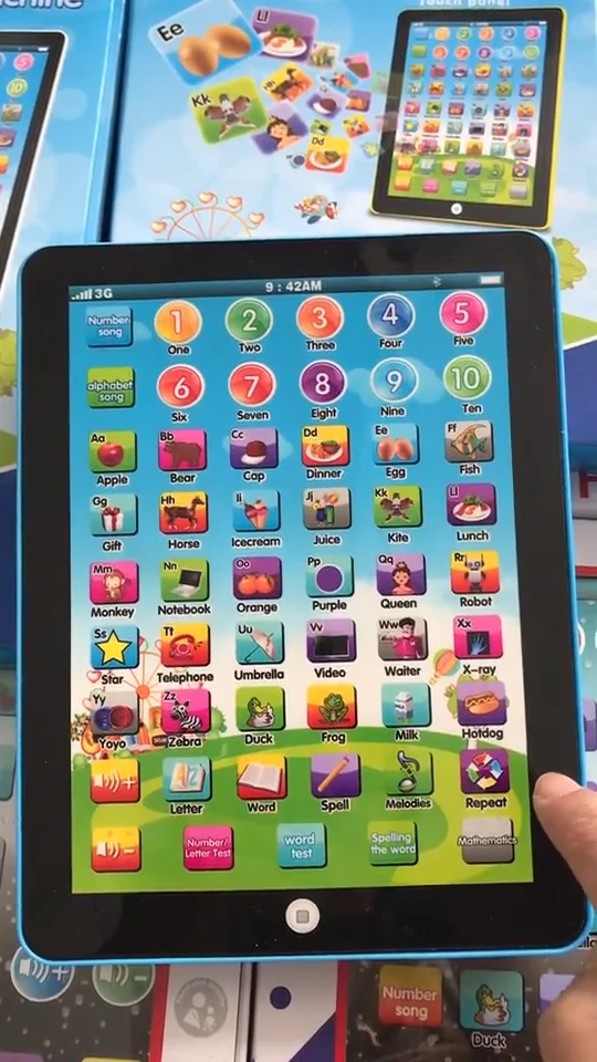 Wholesale Kids Learning Tablet Children Educational Early Reading Gift ...