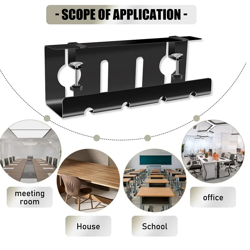 Office Under Desk Channel Type Network Rack Metal Channel Type Cable ...