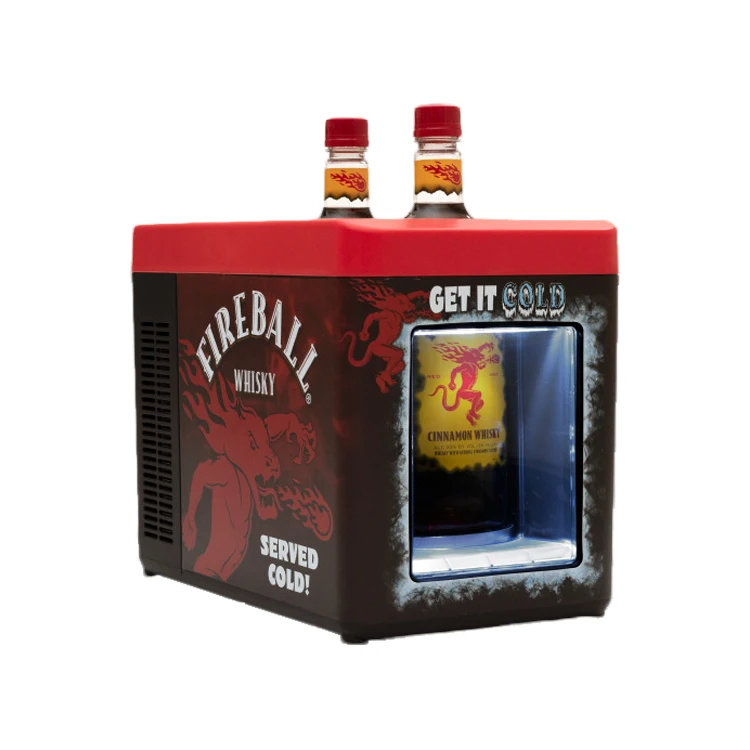 Fridge Wine Refrigerator Whisky Beer Chiller Mini Two Bottle Wine Cooler