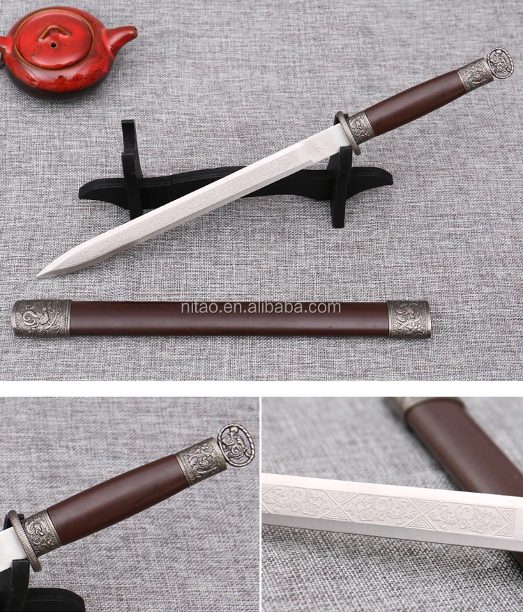 Stainless Steel Short Sword 43cm Improve Feng Shui Living Room Bedroom ...