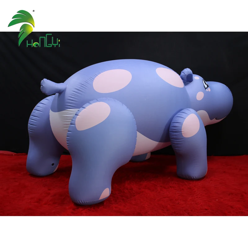 Lovely Hippo Inflatable Toy Animal Inflatable Toys Guangzhou Hongyi ...