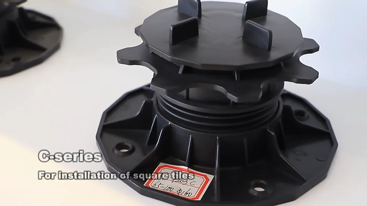 Xf-t202b 35-70 Mm 1.4"-2.8" Adjustable Plastic Legs Height Correct Deck ...