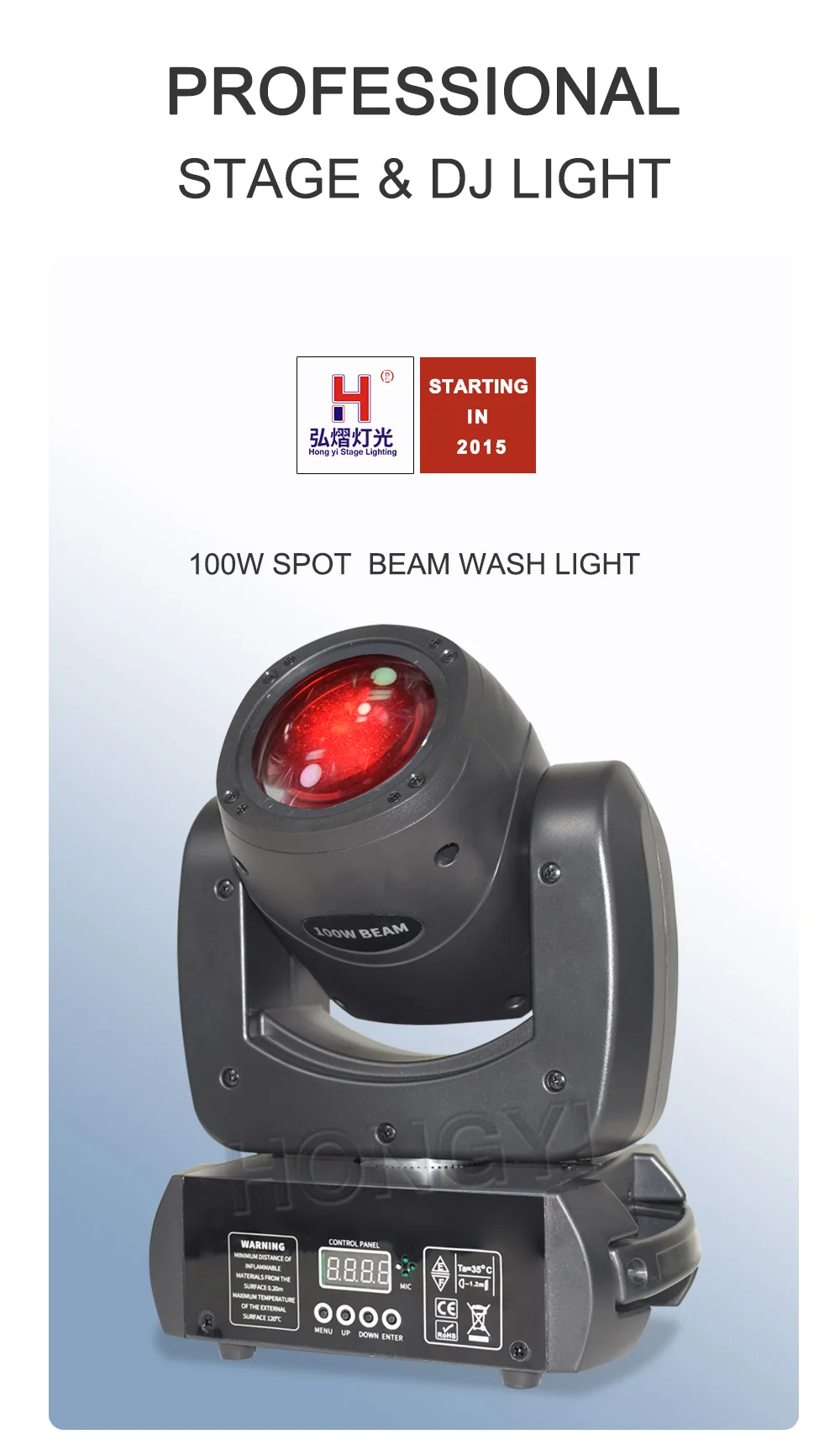 Factory Lyre 100w Beam Moving Head Spot Led Light Dmx Wash Effect ...