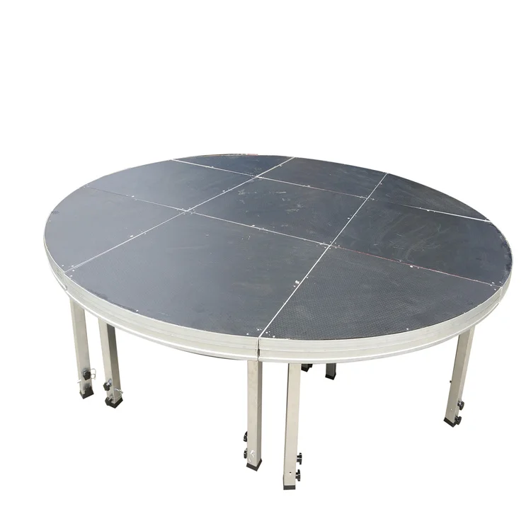 Aluminum Portable Circle Stage Modular Detachable Concert Stage ...