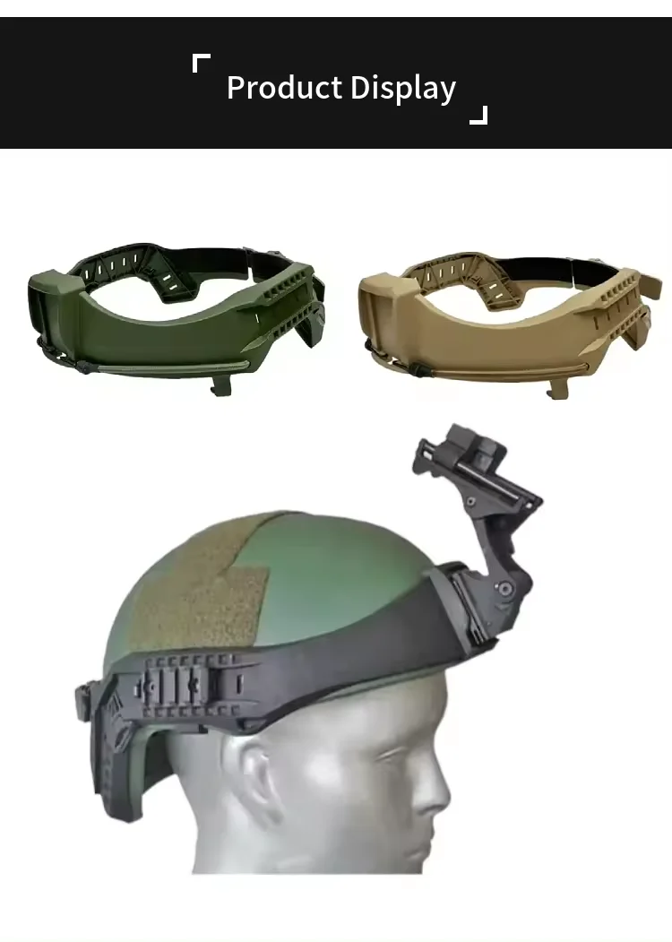 Tactical Helmet Boltless Rail System - Secure & Versatile