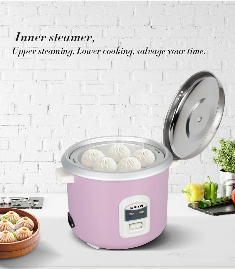 Hot Sell Jointless Body Electric Rice Cooker With Double Pot 0.6liter ...