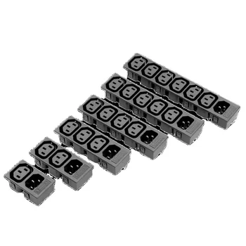 Premium Jec Ganged C13 Outlet And C14 Inlet Plug Socket With Fuse ...