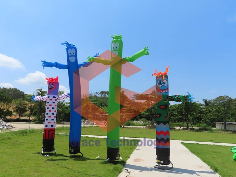 Outdoor Custom Wavy Arm Man Air Dancer for Advertising