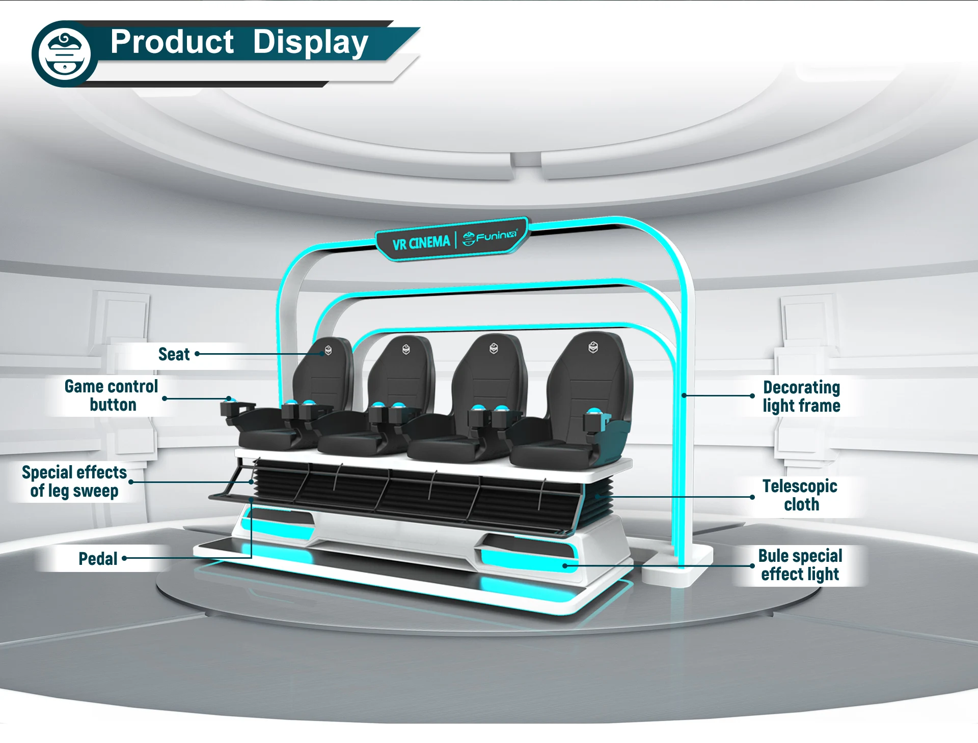 4d Motion Vr Factory Cinema Chair Setup Theater Equipment for Sale ...