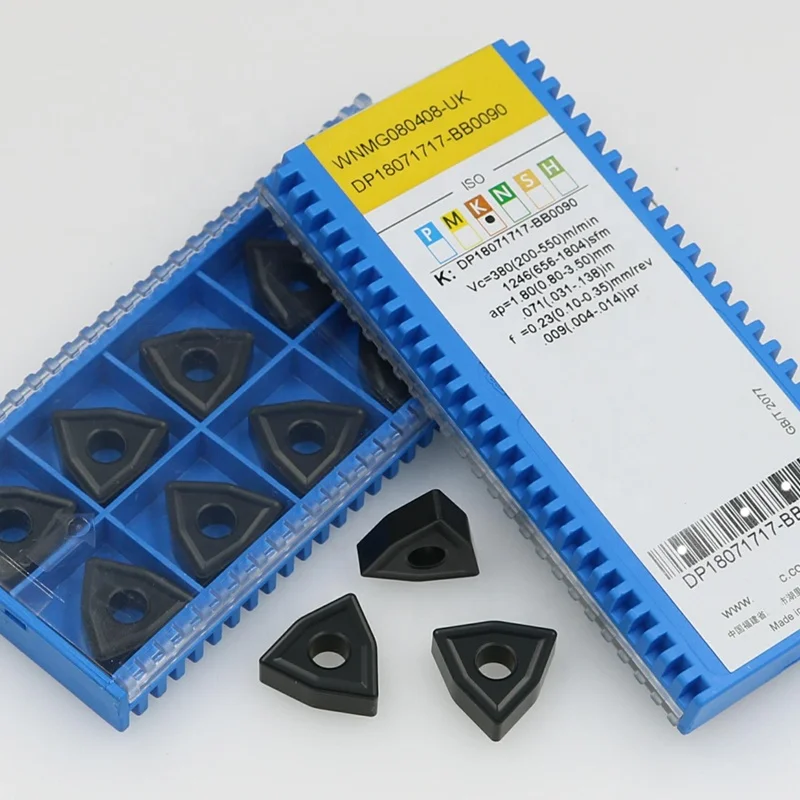 GESAC stock 100% original cnc lathe tools turning inserts WNMG080408-UK ...