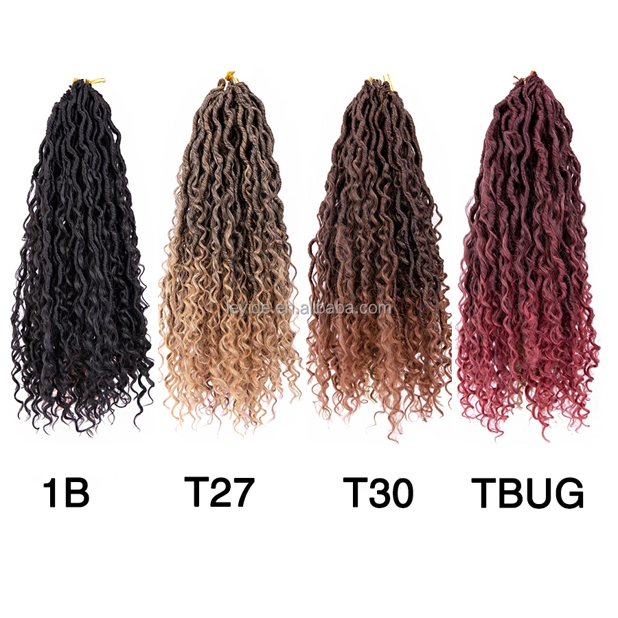Alileader Pre Looped River Locs Synthetic Boho Bohemian Locs Crochet ...