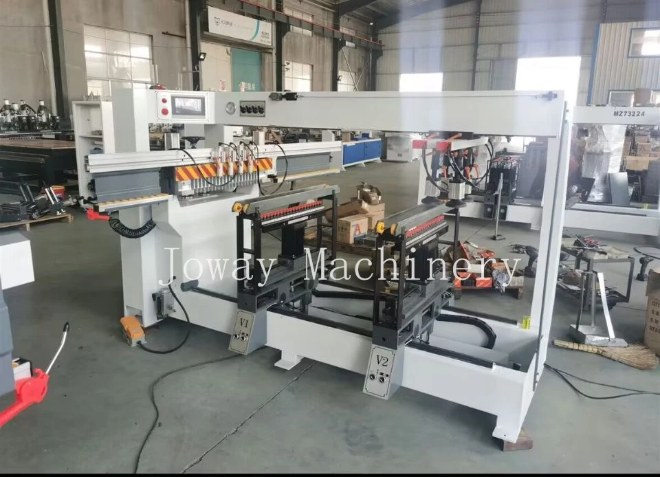 Auto Wood Furniture Multi Axis Boring Machine Three Rows Drilling ...