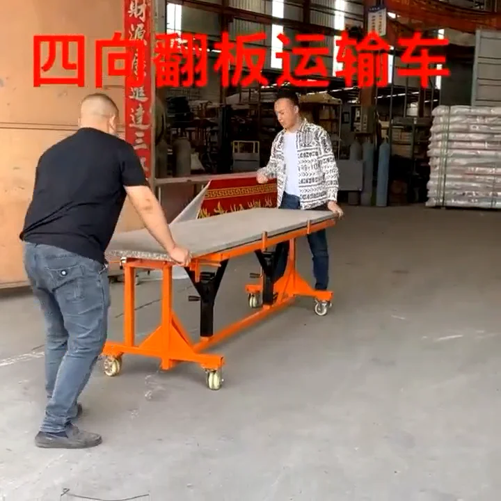 Raizi Tilting Slab Transport Cart Trolley Countertop Installation Cart ...