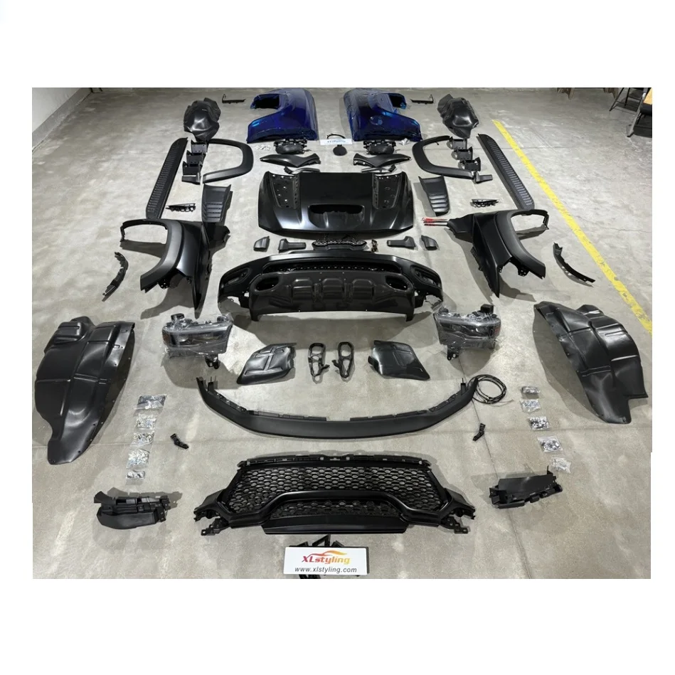 Car Conversion Facelift Bodykit for Dodge Ram 1500 Upgrade to TRX Style ...