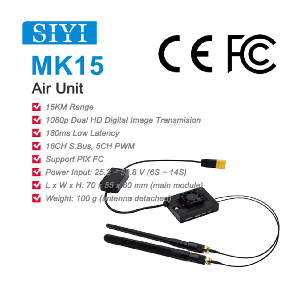 SIYI MK32 HM30 MK15 Air Unit - Full HD 1080p Transmission