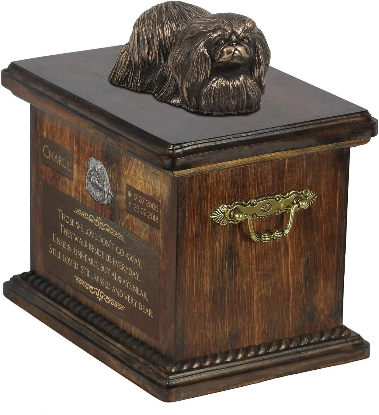 Hand Make Customizable Labrador Retriever Urn For Dog Ashes Memorial ...