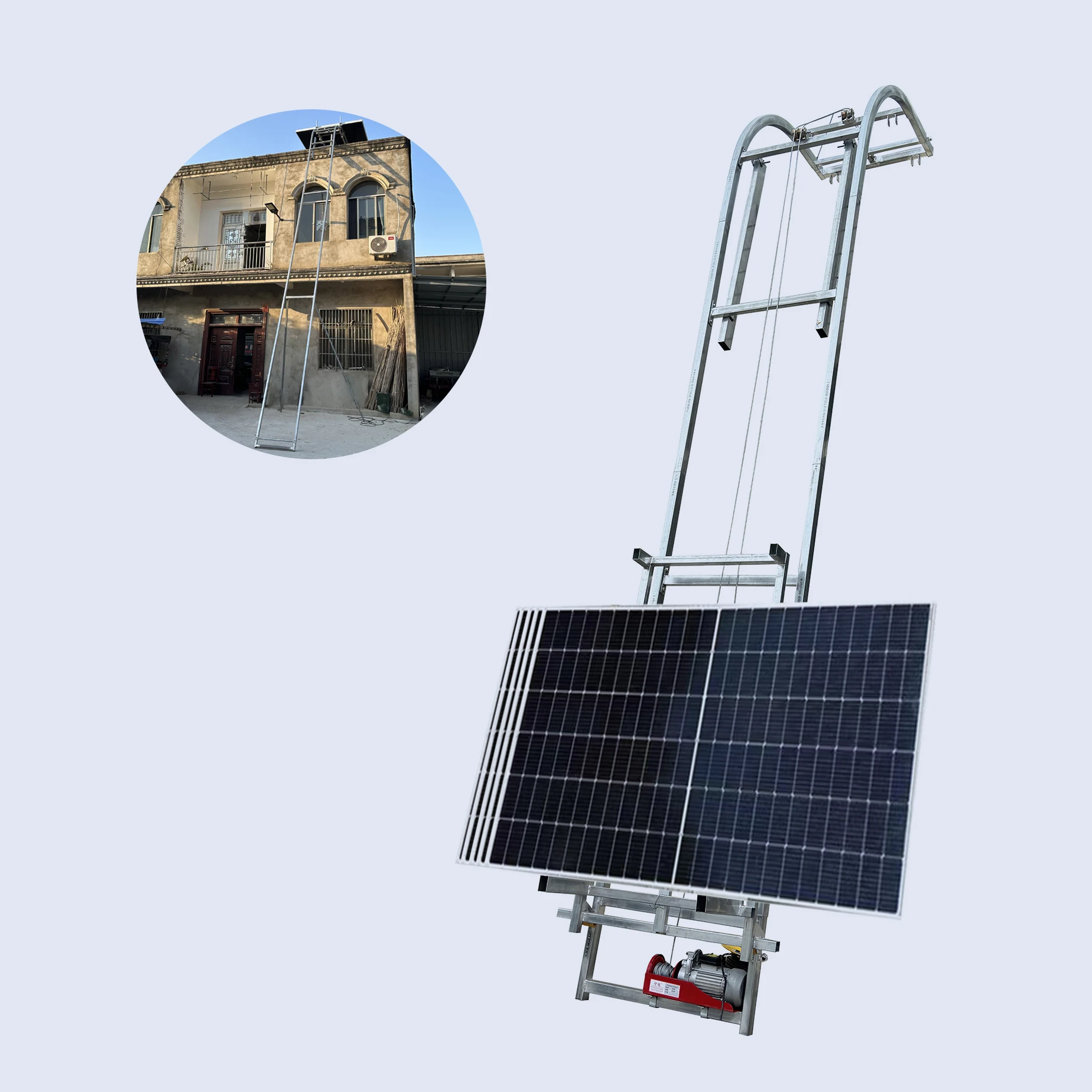 Electric Ladder Lift Solar Panel Ladder Electric Hoist| Alibaba.com