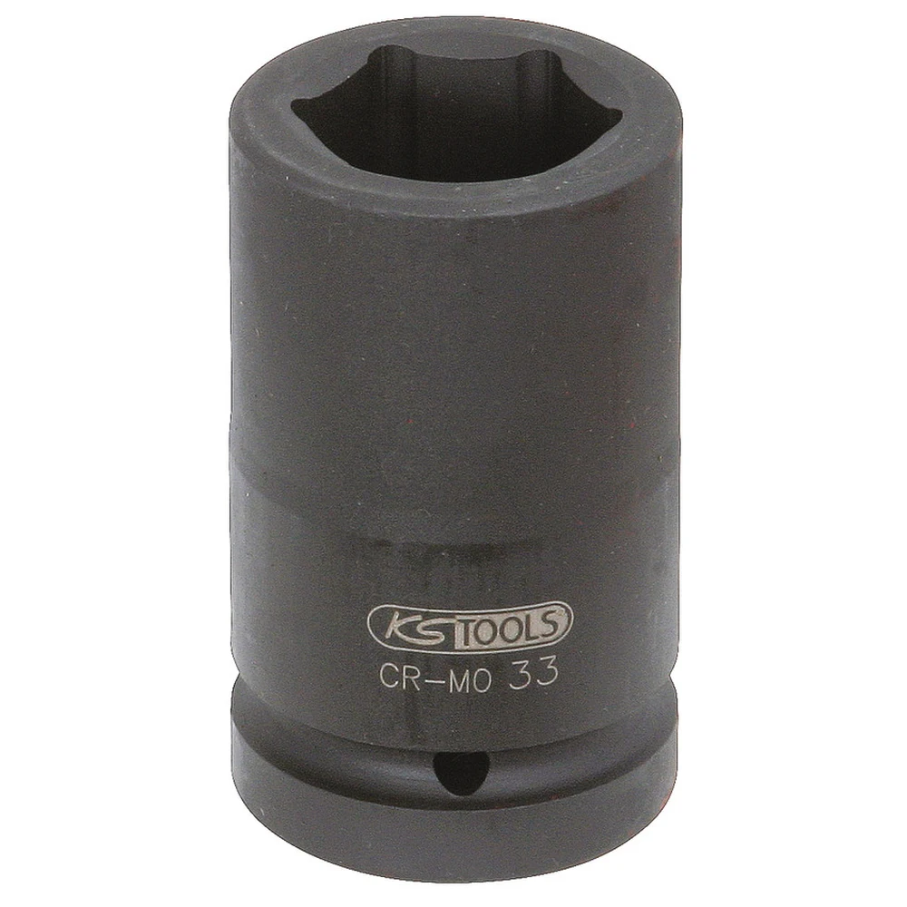 1\" 35mm Long Impact Socket Chrome Finish 6-Point Square Hex DIY Grade ...