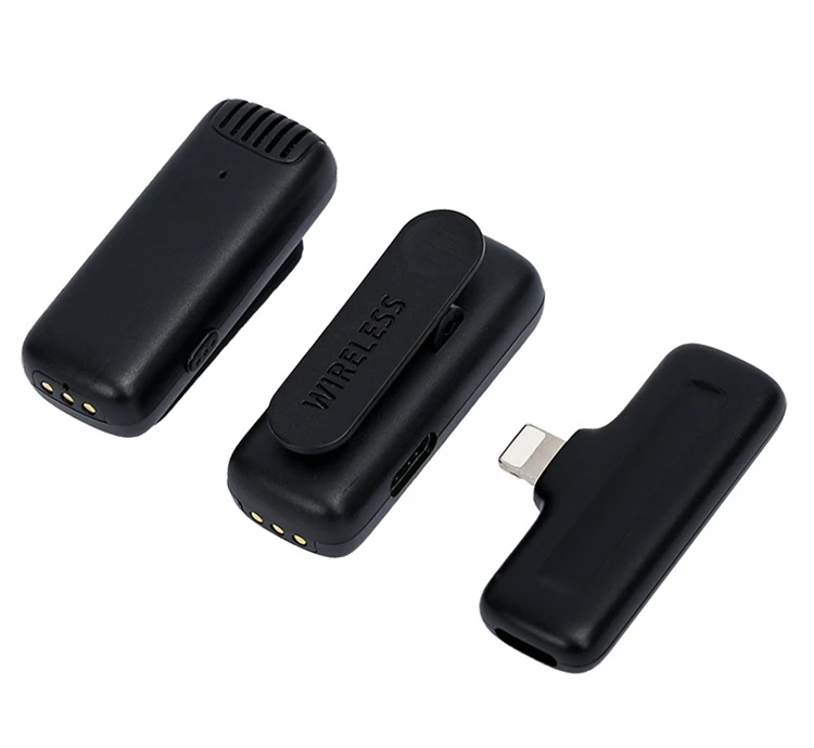 Mini Portable Noise Cancelling Wireless Microphone Lavalier Mobile New ...