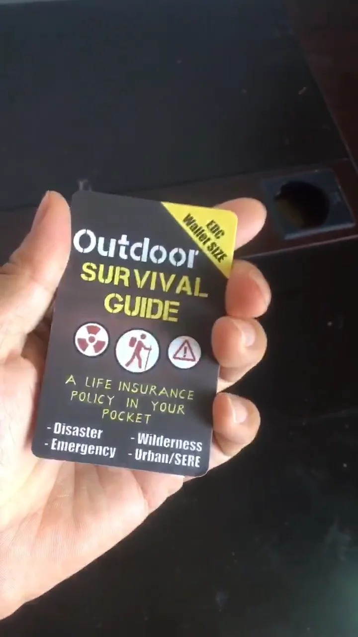 Portable Tiny Survival Medicine Everyday Carry Micro First Aid Manual ...