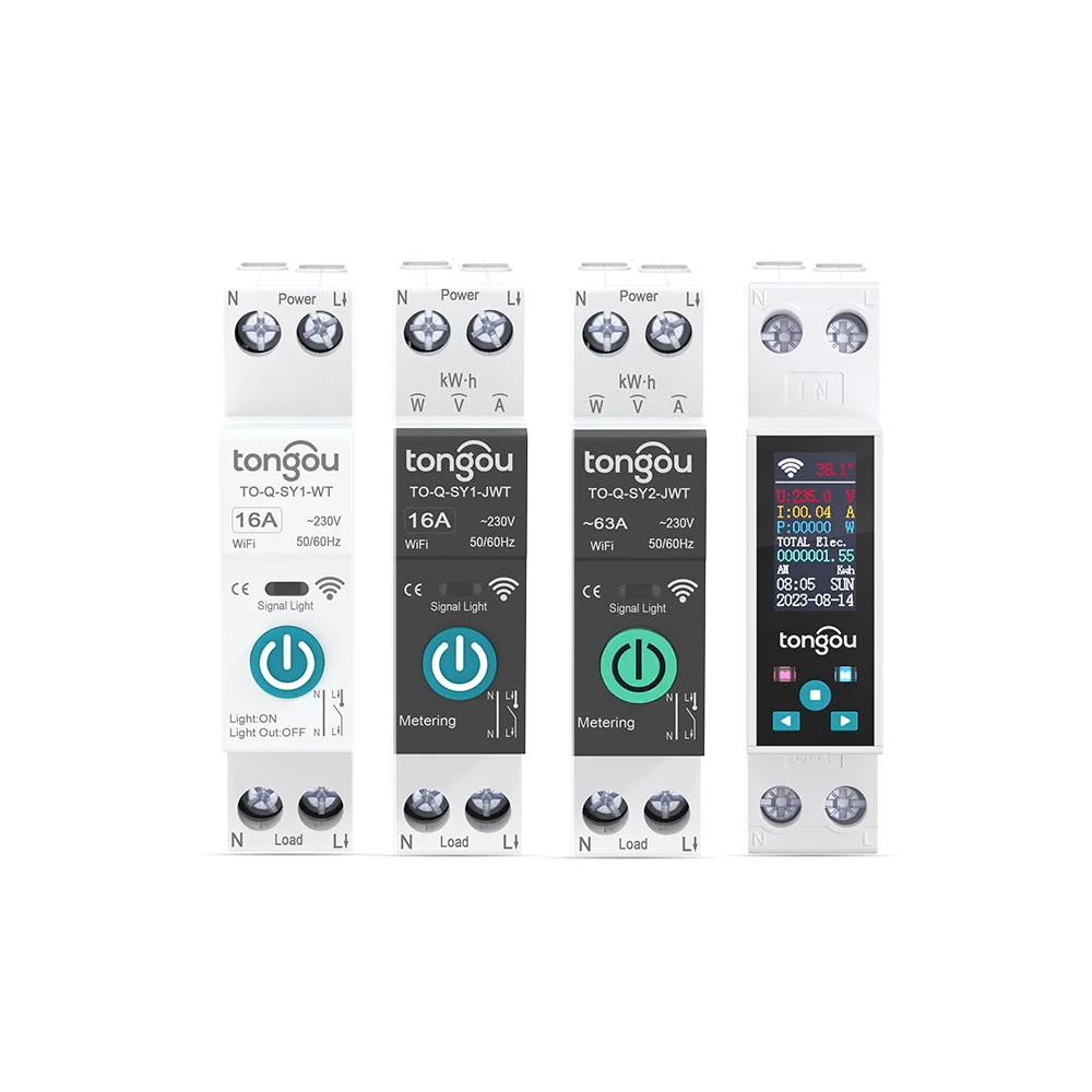 TONGOU TUYA smart home timer switch 1P wifi mcb smart circuit breaker ...