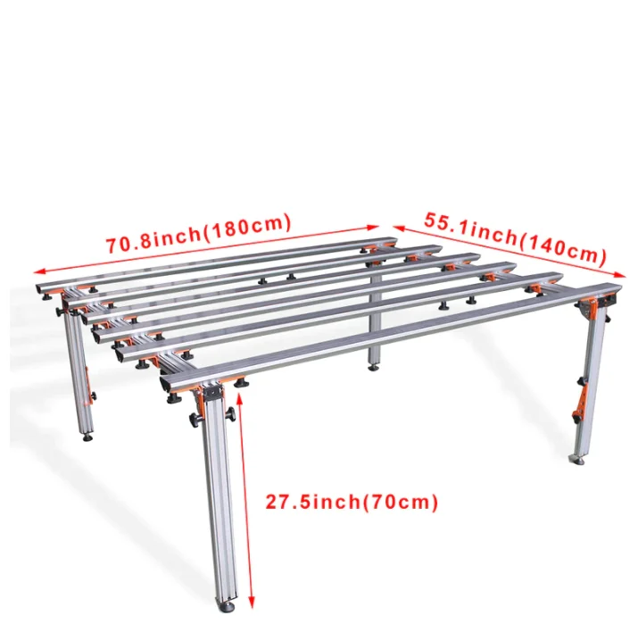 Raizi Large Format Tile Cutting Work Table Folding Workbench Adjustable ...