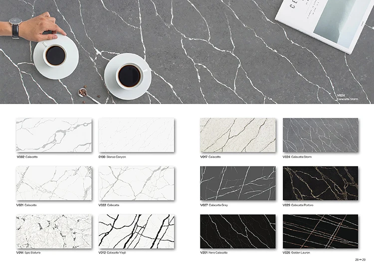 Calacatta Gold Quartz Stone - Premium Countertop Solutions