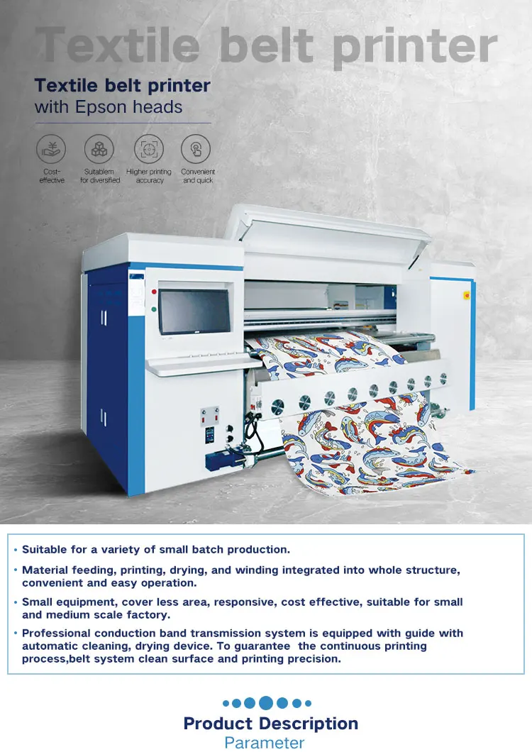Digital Belt Textile Printer: Industrial Belt Type