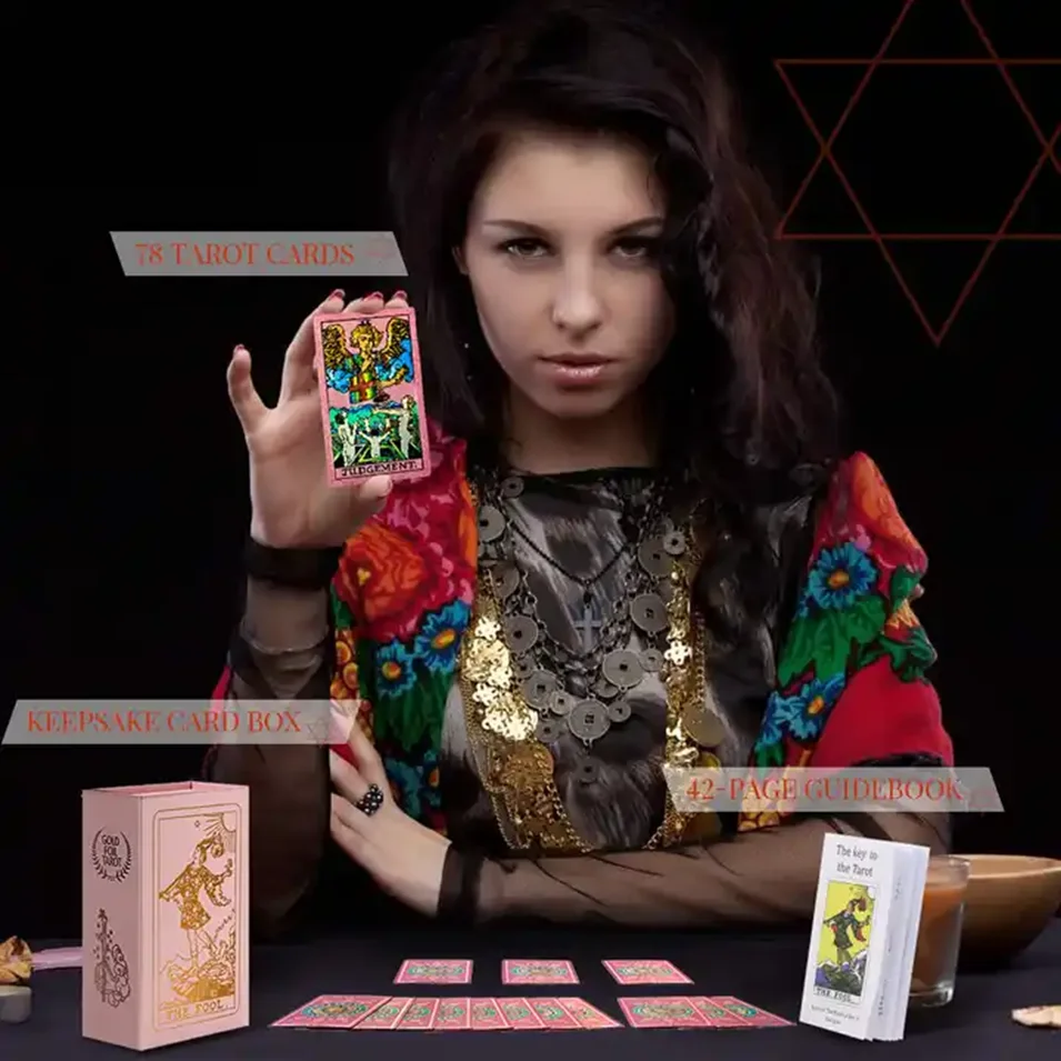 Custom High Quality Divination Magic Waterproof Tarot Cards
