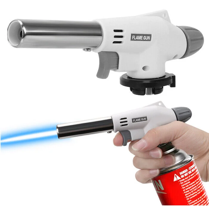 Barbecue Flamethrower Flame Gun Camping Gas Cooking Torch Burner ...