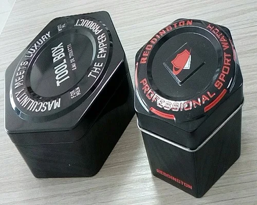 New Fancy Hexagonal Metal Perfume Tin Box for Wholesale Custom Tin ...