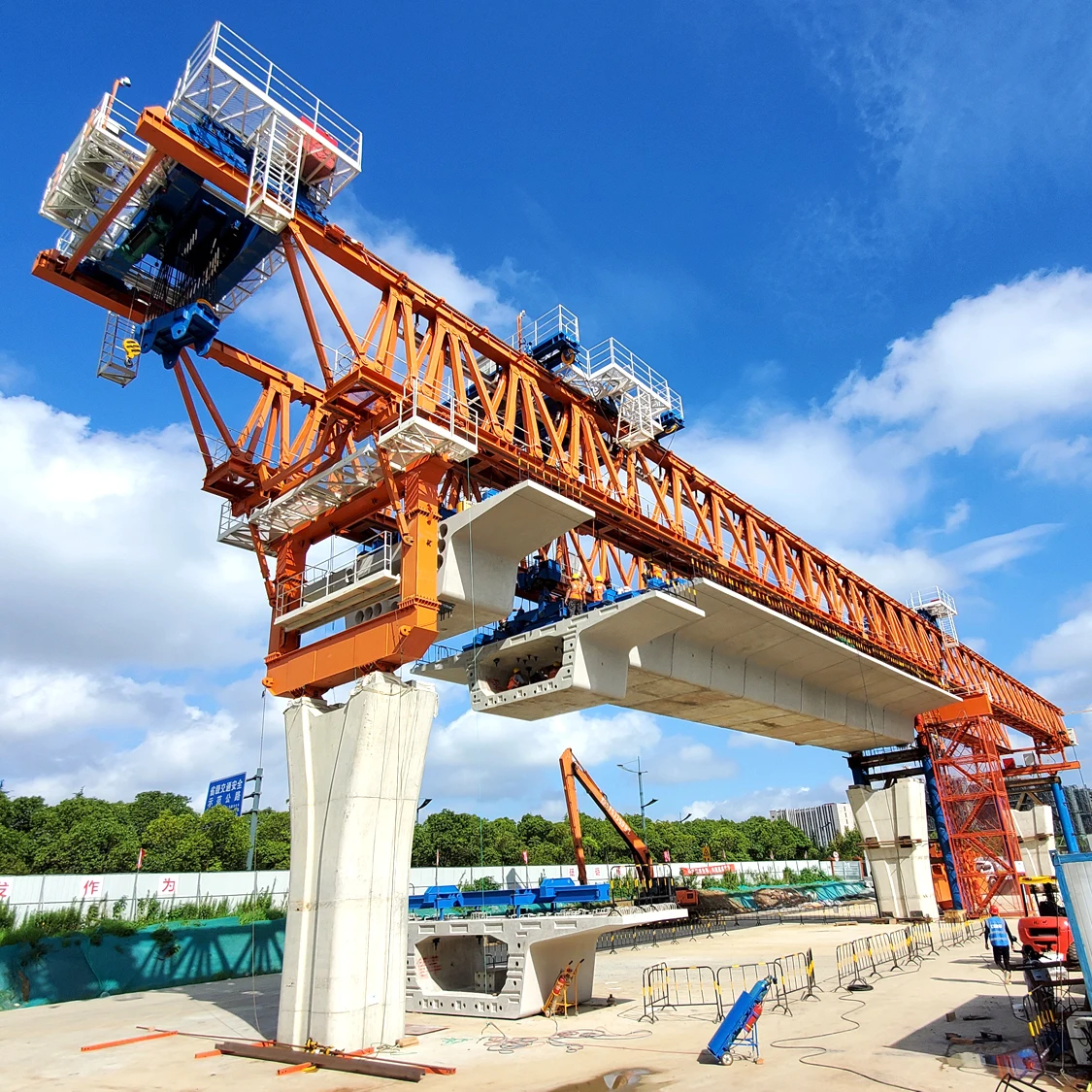 Bridge Precast Concrete Beam Launcher Girder Crane Erecting Machine ...