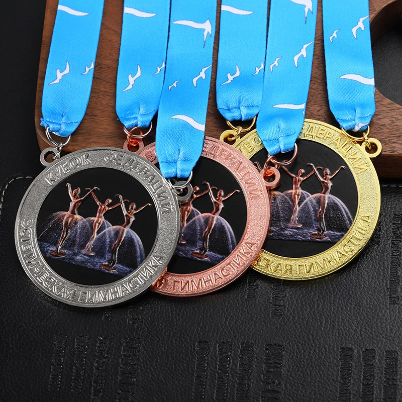 Custom Zinc Alloy 3D Metal Medals - Sports Finisher Awards