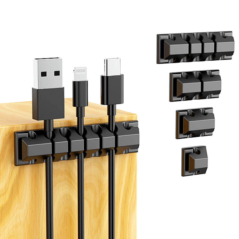 Cord Organizer New Cable Management Usb Cable Clip,Silicone Cable ...