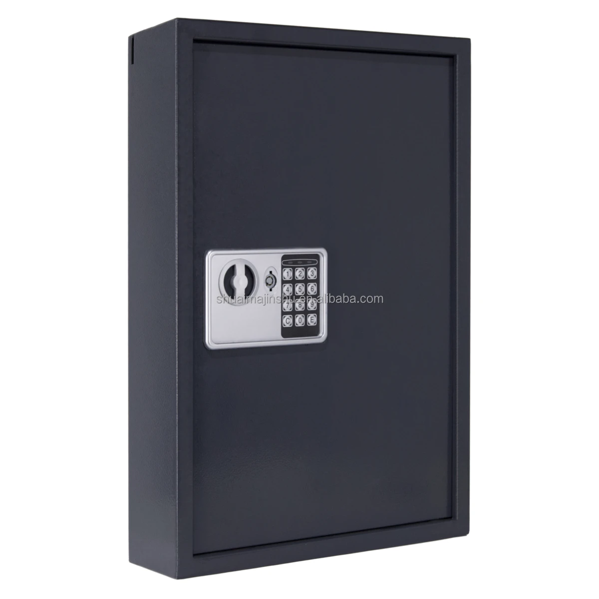 Electronic Digital Locking Metal Organizer with 100 Key Hooks Key Box ...