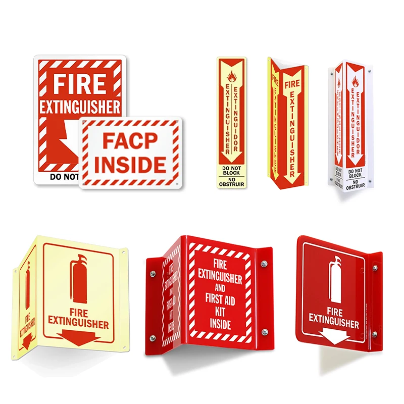Alibaba.com: Custom Fire Extinguisher Emergency Exit Sign, Flammable ...