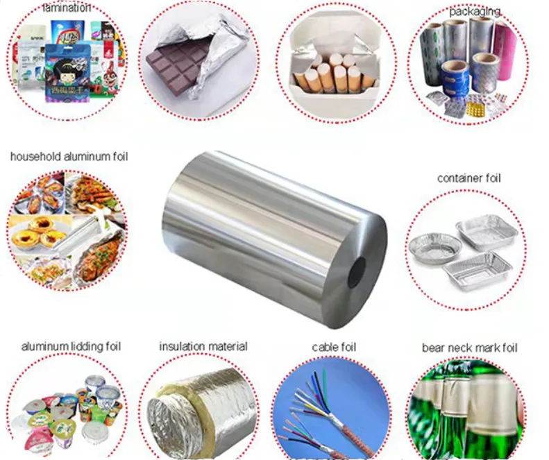 Aluminum Foil Jumbo Roll Price 8011 Aluminum Foil Material Kitchen ...