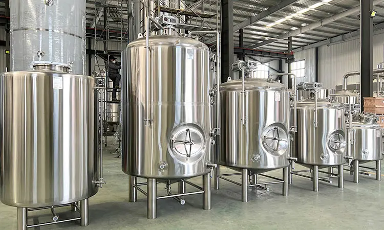 1000l Mixing Tank Fermenter Storage Vessel Beer Fermentation Tank With ...