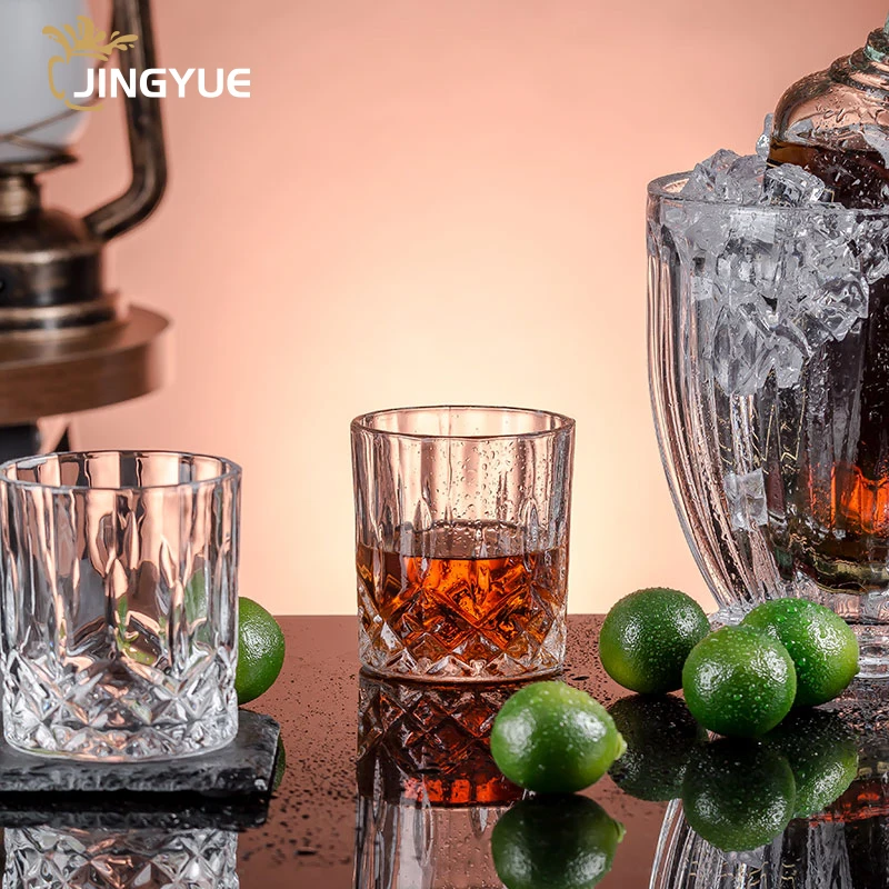 Whiskey Stones Gift Set - Premium Old Fashioned Cocktail Glassware