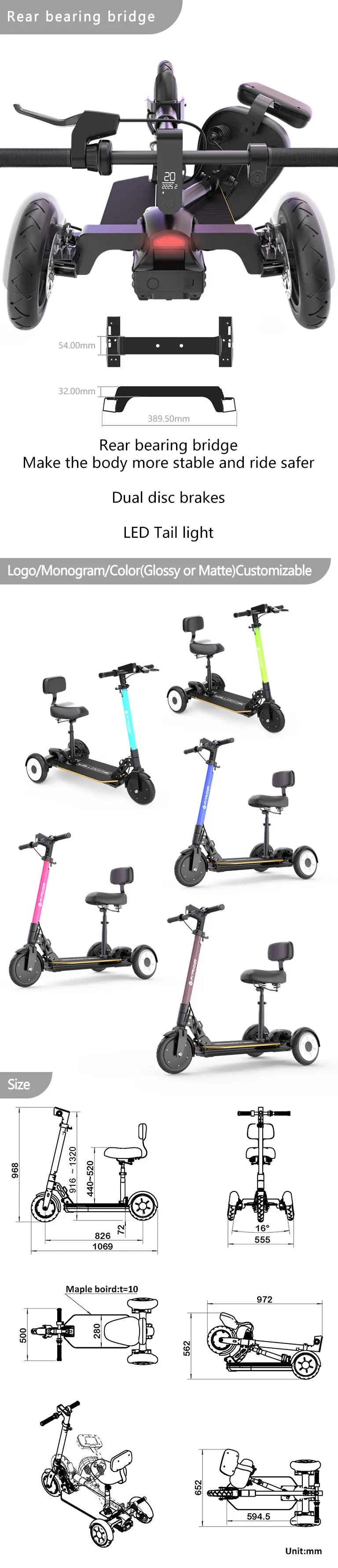 Wholesale T3S Electric Scooter - 36V 350W Foldable Adult Scooter