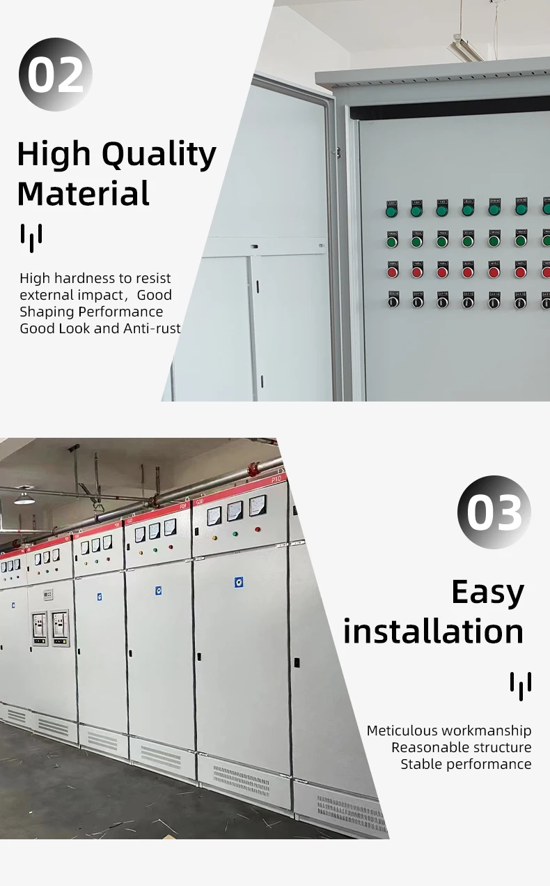 IP55 VFD Factory Control Panel Box - 220V/380V Power Distribution