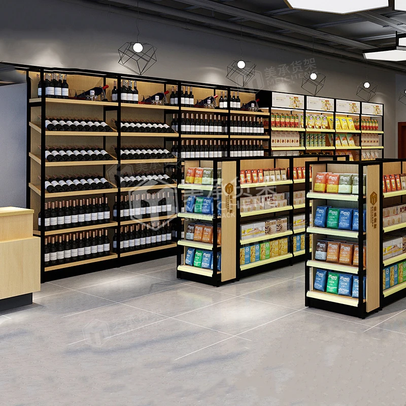 Meicheng Shop Shelf Display Rack Steel Adjustable Commercial Metal ...