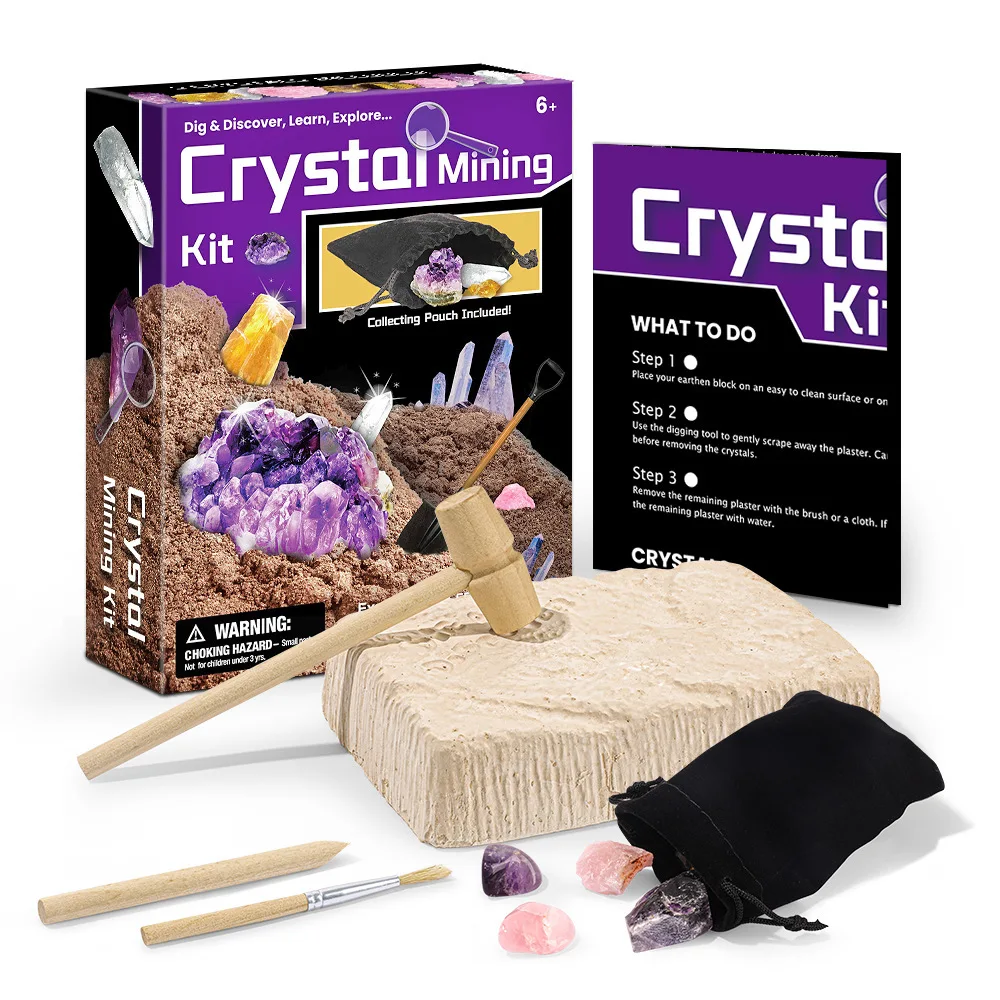 Educational Science Stem Gemstones Crystal Digging Exploration Mining ...