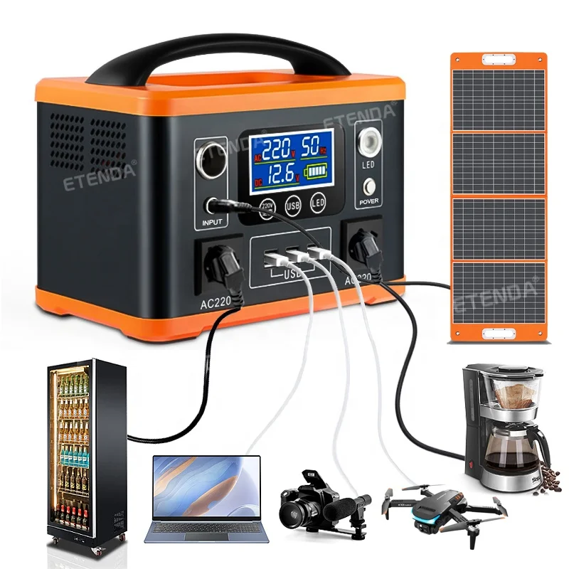 Portable Power Station 500W With MPPT Energy Storage System Lithium-Ion ...