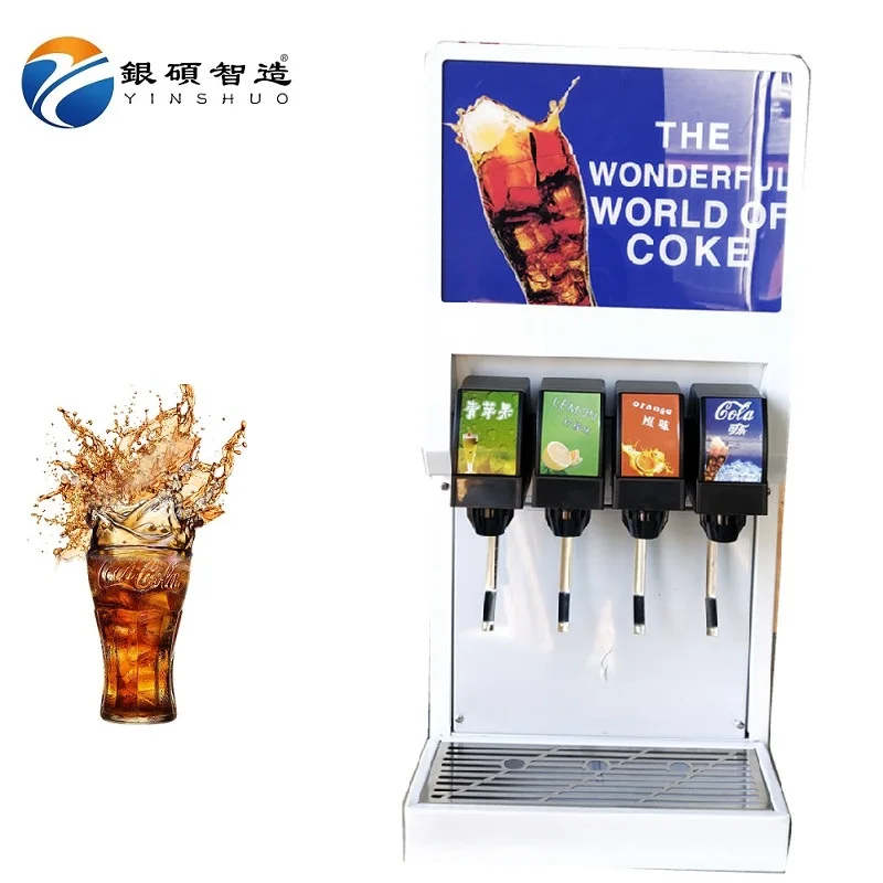 4-valve Carbonated Lemon Flavored Soda Machine - YINSHUO